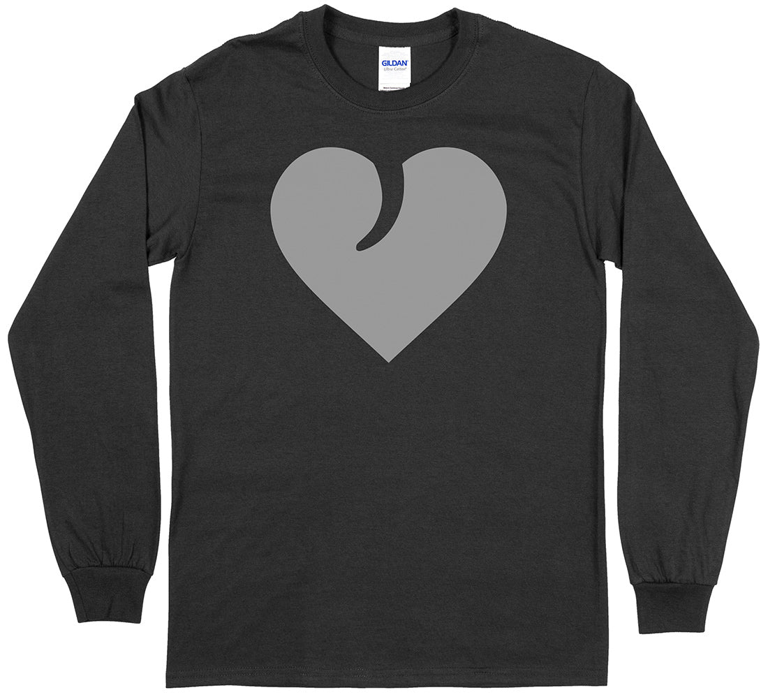 I Love Guns, Heart and Trigger Men Long Sleeve T-Shirt – TheGunCity.com