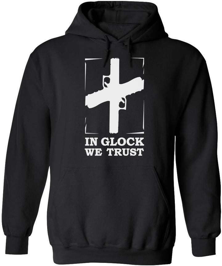 In Glock We Trust Men's Hoodie – TheGunCity.com
