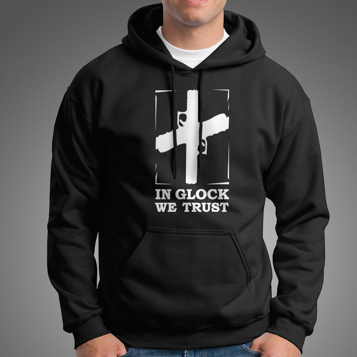 In Glock We Trust Men's Hoodie – TheGunCity.com