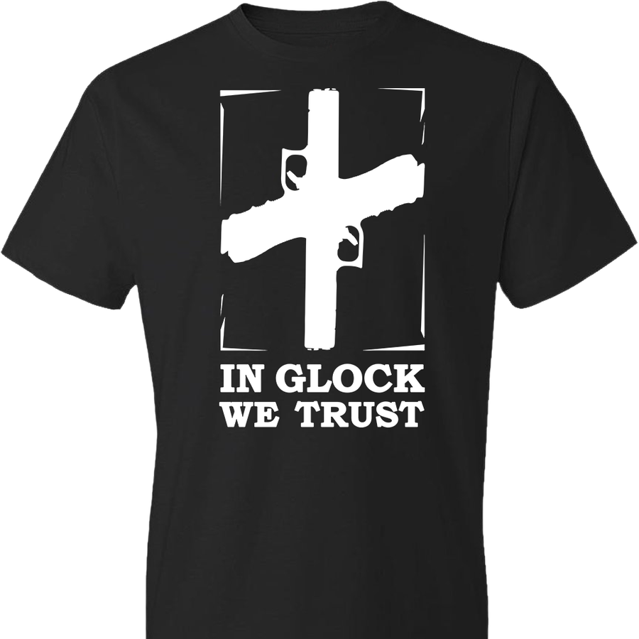 In Glock We Trust Men's T-Shirt – TheGunCity.com