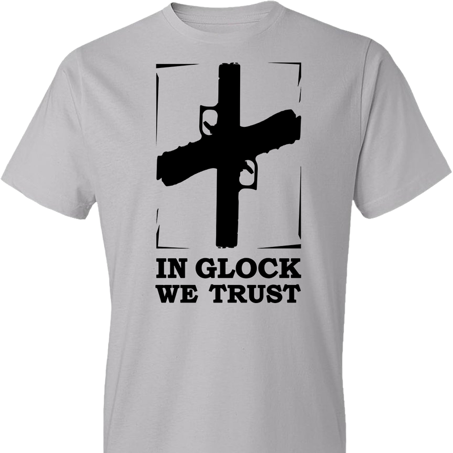 In Glock We Trust Men's T-Shirt – TheGunCity.com