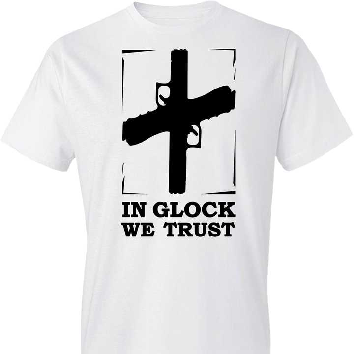 In Glock We Trust Men's T-Shirt – TheGunCity.com